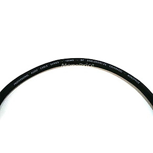 Monoprice 104762 10-Feet Premier Series XLR Male to 1/4-Inch TRS Male 16AWG Cable Black