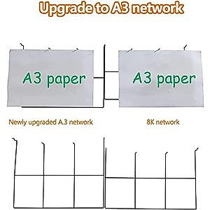 CENAP Art Drying Rack, Mobile Drying Rack for Artwork with Wire Rack, Mobile Classroom, Art Studio, Drying and Printing Rack (Size : 50-Layer)