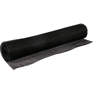 San Jamar Ultraliner Plastic Shelf Liner, Shelf Liner Non Adhesive, Bar Mat with Non-Slip Mat for Bar, 4.5 X 24.75 Inches, Black
