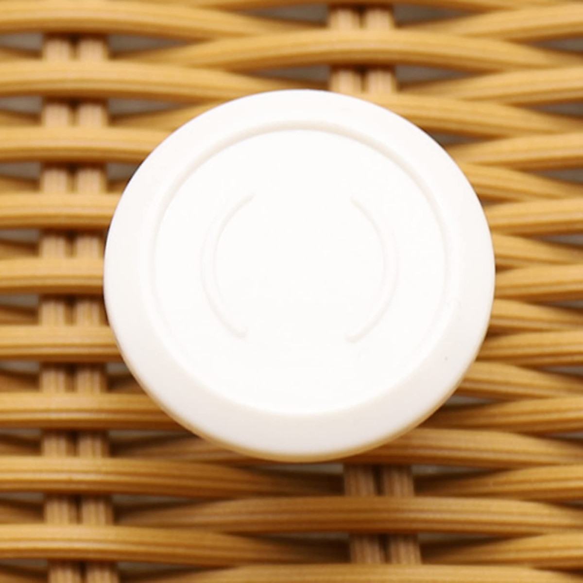 Clear Plastic Outlet Covers, 12 Pack Shock Prevention Child Safe Easy Install Electrical Protector Safety Improved Baby Outlet Plug Covers (White)