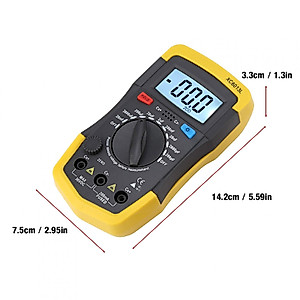 Portable Capacitance Meter,0.1pF - 20000uF Digital Capacitor Tester,with LCD Display and 2 Electroprobe,High Accurate and Low Power Consumption