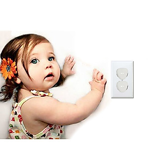 UCLEVER Outlet Plug Covers Baby Proofing Electric Protector Caps Kit for Child Safety (24 Plugs + 4 Keys)