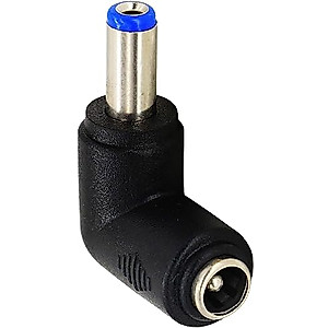 zdyCGTime 90 Degree Angle DC5.5x2.1mm Male to Female Adapter 5 Volt DC Barrel Power Jack Charging Cable Connector for Tablet (DC5.5x2.1mm)(2pack)