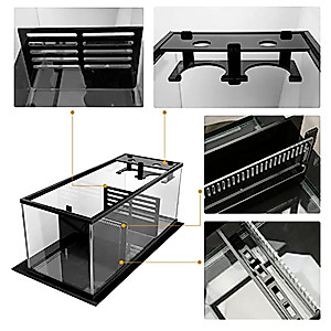 Adjustable Sump Baffle Kit - Refugium Kit for 20 Gallon Long Tank - Reef Aquarium - Saltwater Aquarium Filter System- Protein Skimmer Sump