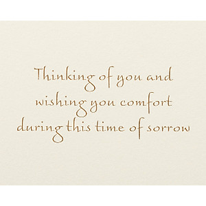 Papyrus Sympathy Card (Wishing You Comfort)