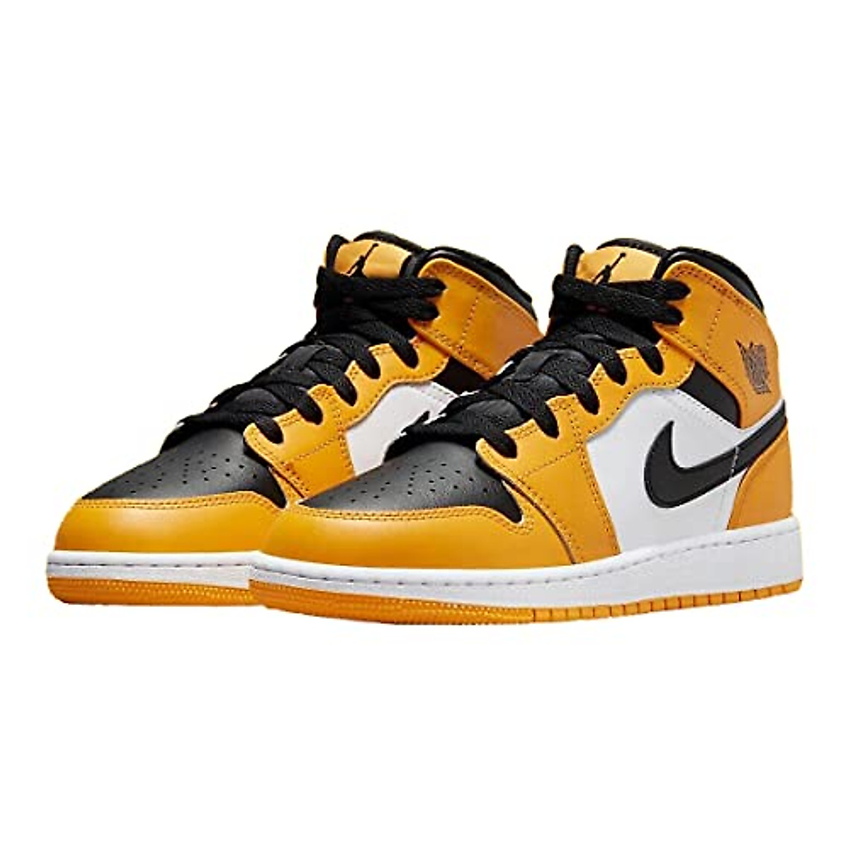 Jordan Youth Air 1 Mid (GS) 554725 701 Taxi - Size 4.5Y