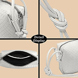 cuiab Woven Handmade Clutch Bag,Women Woven Crossbody Bag,Mini Bag Tote