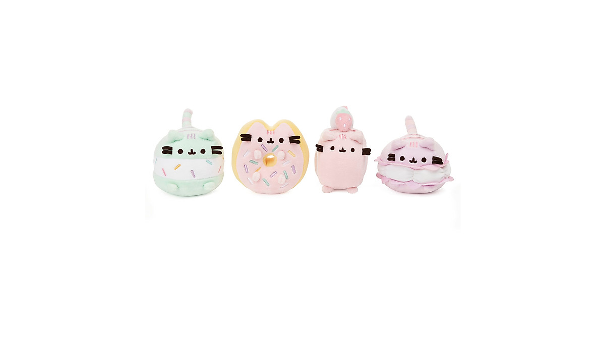 GUND Pusheen Roll Cake Plush - Sweet, Squishy Gift for Fans