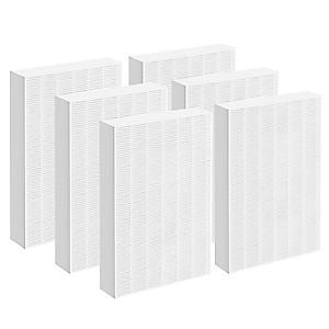 isinlive Filter R Replacement for Honeywell Air Purifier HPA100 200 300 and 5000 Series, 6 Pack True HEPA Filter Compatible with Honeywell R Filter