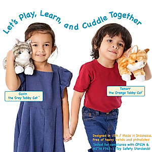 TigerHart Tamarr The Orange Tabby Cat - 10 Inch Stuffed Animal Plush