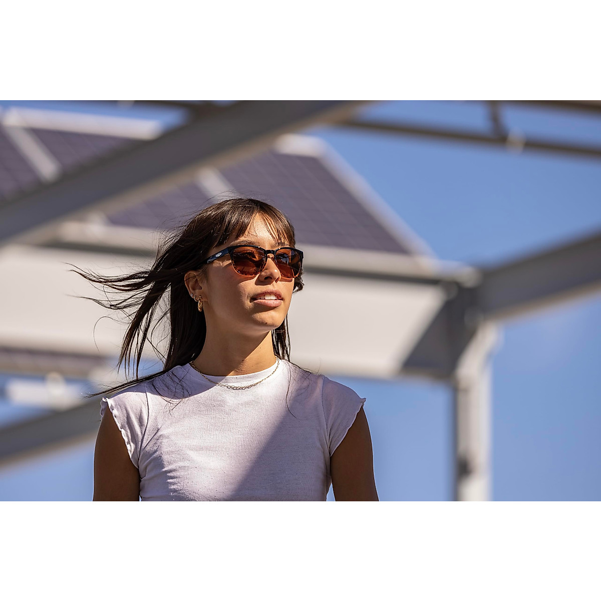 Suncloud Loveseat Polarized Sunglasses – 100% UV Protection – Comfortable Fit, Trendy Design – for Men & Women – Matte Tortoise Pink Fade + Polarized Brown Lenses