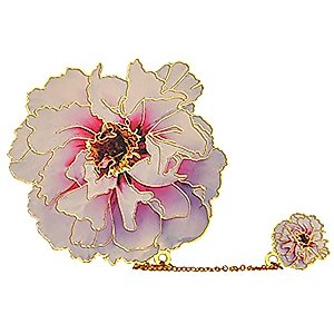 Flowers Metal Bookmark Art Style Pendant Pagination Marker Stationery Supplies 1 Piece