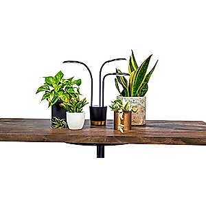 AeroGarden Trio Grow Light for Indoor Plants, Grow Live Plants Anywhere in The Home, Adjustable Light Modes, Black