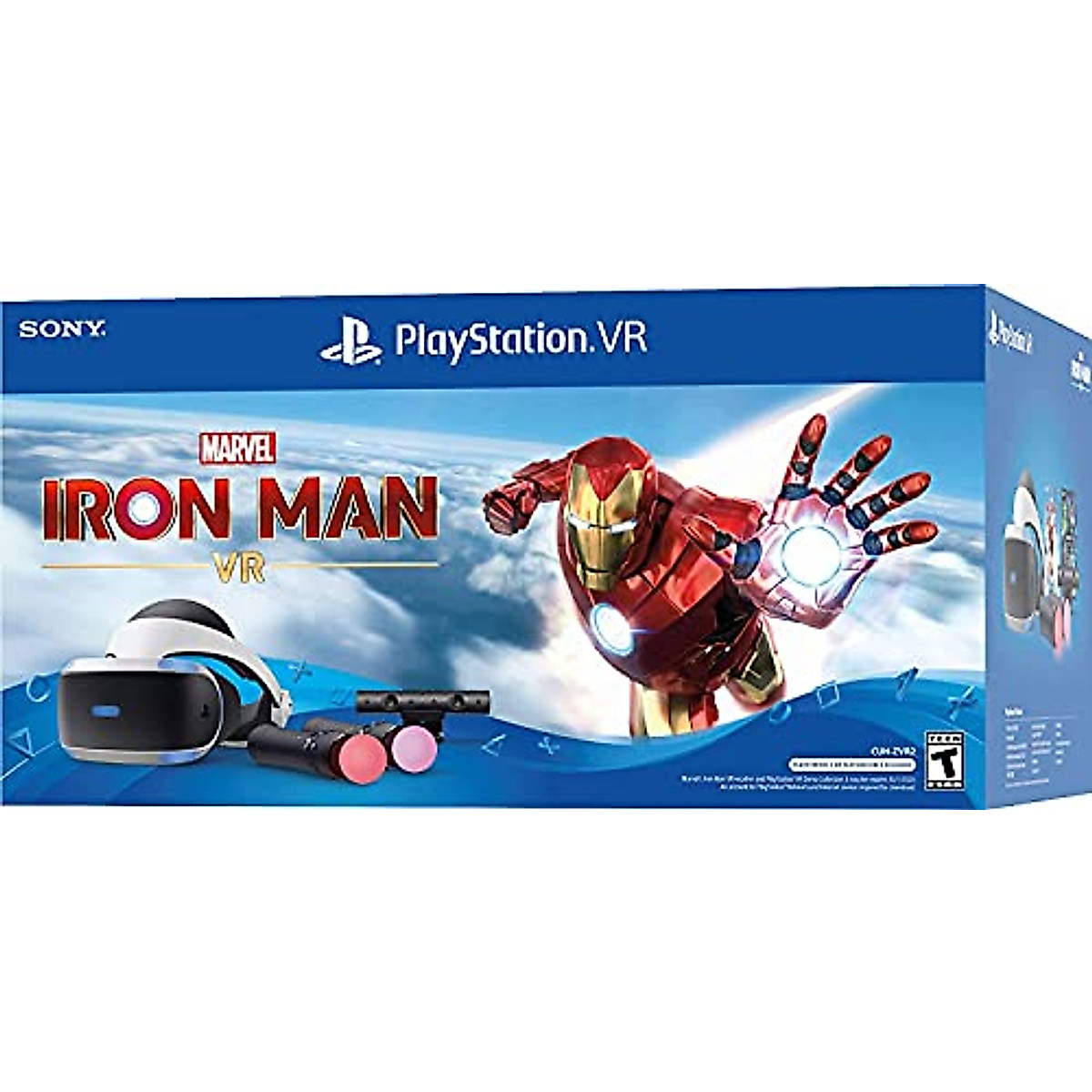 PlayStation VR Marvel's Iron Man VR Bundle, Compatible with PS4 & PS5: VR Headset, Camera, Move Motion Controllers (Renewed)