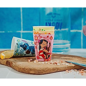 Disney Lilo & Stitch Tropical 2-Ounce Plastic Mini Cups | Set of 4