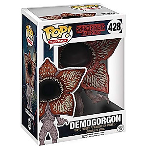 POP Stranger Things - Demogorgon (Open Mouth Version) Funko Pop Vinyl Figure (Bundled with Compatible Pop Box Protector Case), Multicolored, 3.75 inches
