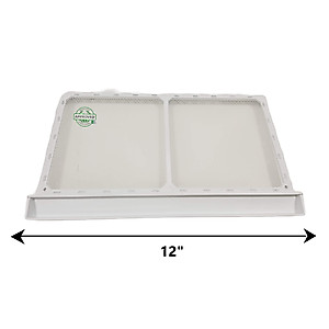 GLOB PRO SOLUTIONS 131450300 Dryer Lint Filter Screen & Cover 12" length Approx. Replacement for and compatible with Frigidaire Kenmore White Westinghouse Electrolux 131450300 Heavy DUTY