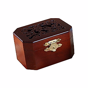 WESTONETEK Vintage Wood Carved Mechanism Musical Box Wind Up Music Box Gift for Christmas/Birthday/Valentine's Day, Melody for Elise