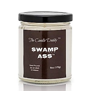 Swamp Ass- Gross Smelly Candle- Stinks- Hand Poured (by an Idiot) in Indiana