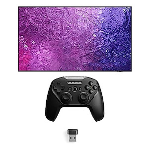 SAMSUNG QN50QN90CAFXZA 50 Inch Neo QLED Smart TV with 4K Upscaling with a Stratus-Duo Controller with 2.4GHz and Bluetooth Options (2023)