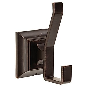 Franklin Brass 11002VBR Lynwood, Bath Hardware Accessory, Double Robe Hook
