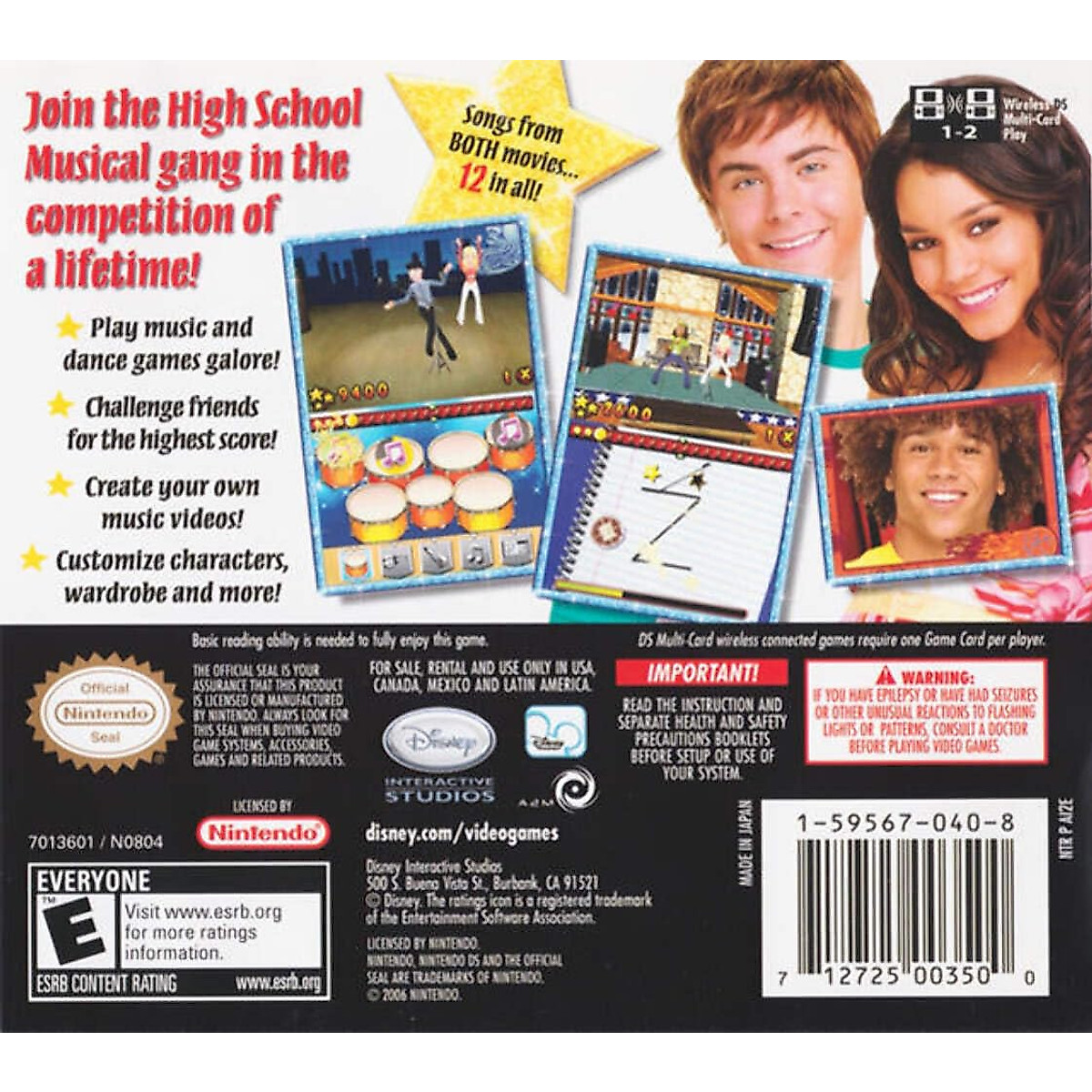 Disney's High School Musical: Making the Cut - Nintendo DS
