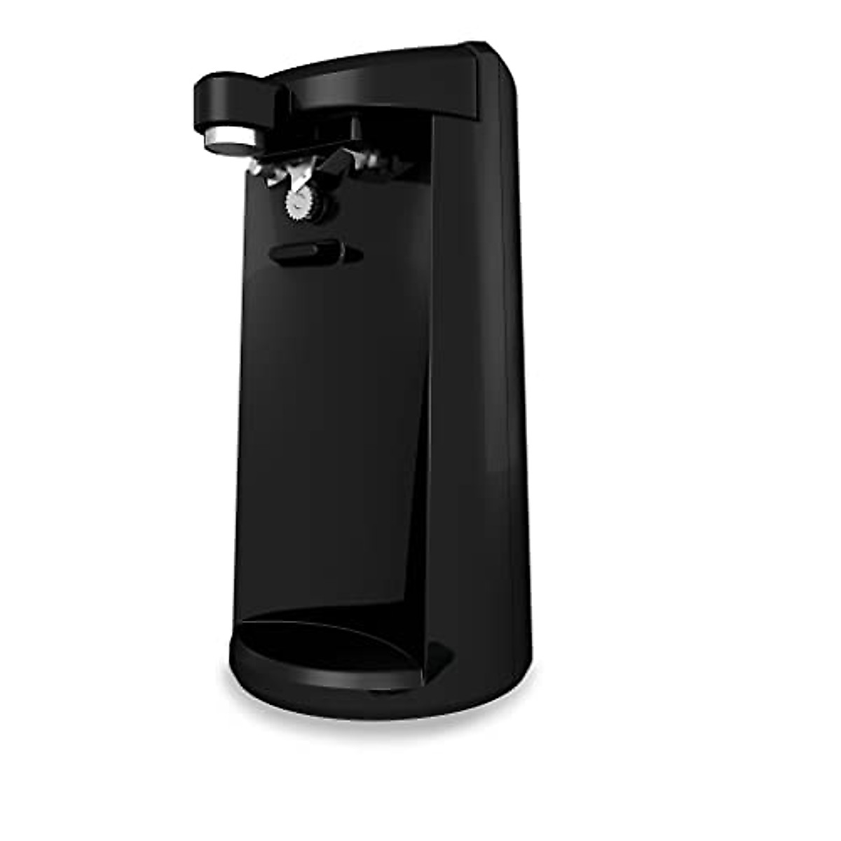 BLACK+DECKER EasyCut Extra-Tall Can Opener with Knife Sharpener and Bottle Opener, Black, EC500B-T