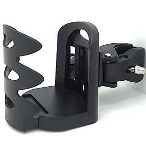 ChargerCity 360° Rotation Musician Drinks Water Cup Holder Clamp Handle Bar Pole Clamp Mount for Music Instrument Mic/Boom Microphone Stand (Fits all cup up to 2.75 inch)