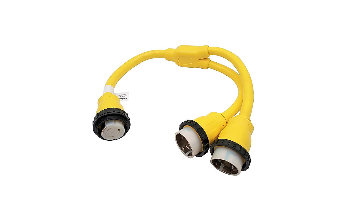 Parkworld 50 AMP Splitter for Marine Shore Power