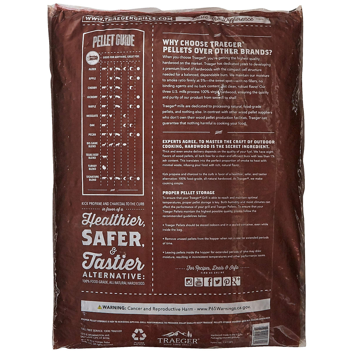 Traeger Grills Signature Blend and Mesquite Hardwood Pellets - Versatile, Bold Flavors for Grilling and Smoking