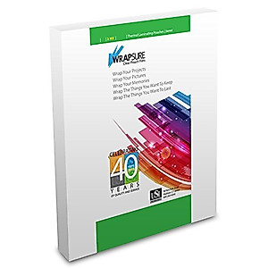 USI WrapSure Thermal (Hot) Laminating Pouches/Sheets, Letter Size, 3 Mil, 9 x 11 1/2 Inches, Clear Gloss, 100-Pack