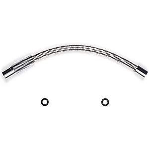 JZBRAIN 18" Flexible Hose Stainless Steel for Pre Rinse Faucet Commercial Kitchen Faucet (18 Inches)