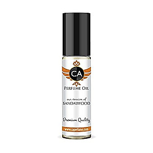 CA Perfume Impression of Emra Sandalwood For Women & Men Replica Fragrance Body Oil Dupes Alcohol-Free Essential Aromatherapy Sample Travel Size Concentrated Long Lasting Attar Roll-On 0.3 Fl Oz/10ml