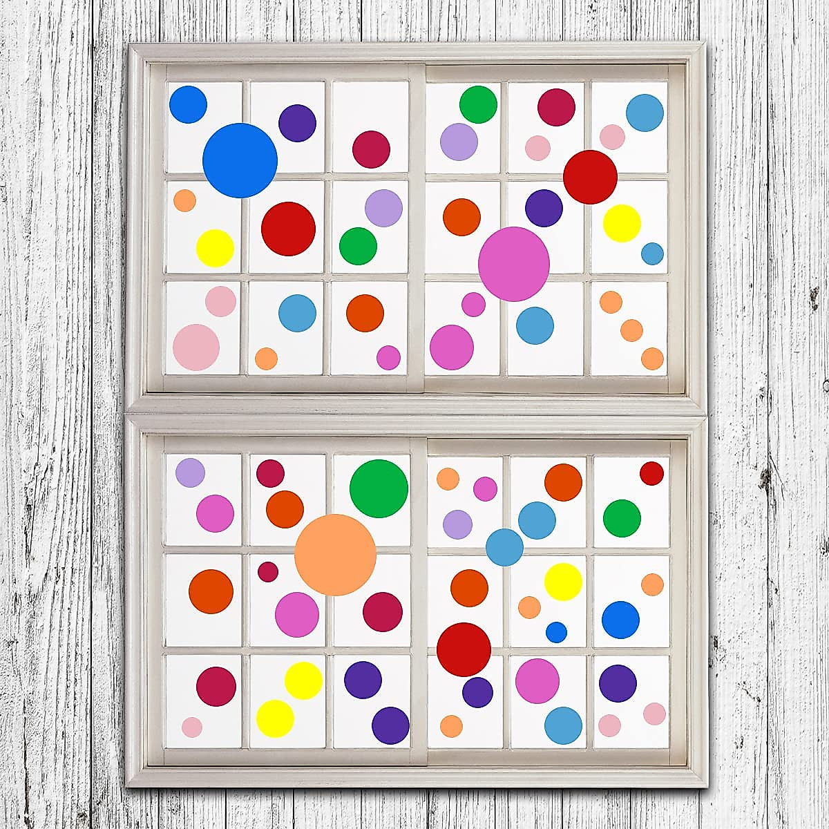 264 Pieces Polka Dot Wall Decals Circles Decals for Wall Vinyl Dots Stickers Set for Room Kids Bedroom Nursery Playroom Classroom Decor Graphic Decals Stickers 7 Different Size（12 Colors）