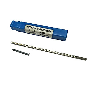 Keyway Broach 1pcs A1-3mm Metric Sized High Speed Steel for CNC Cutting Machine Tool