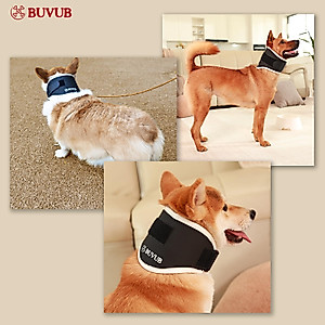 BUVUB Dog Neck Brace Supports Pet's Necks with Intervertebral Disk Disease (IVDD) Cervical Vertebral Sprains Instability Neck Brace for Dog Pet Cervical Collar (Wide M)