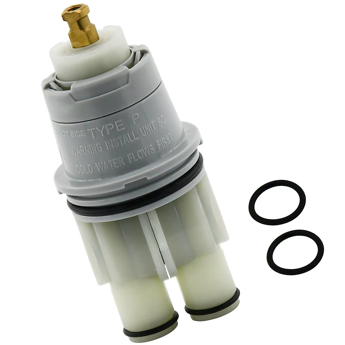 RP46074 Single-handle Universal Valve Cartridge Assembly Compatible for Shower and Tub 13/14 Series Faucet Delta Monitor Cartridge,Single Function Temperature Control Valve Cartridge Repair Kit