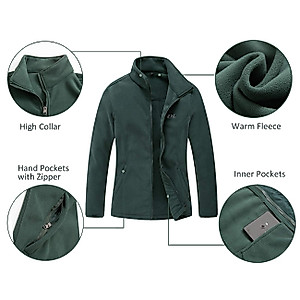 Diamond Candy Womens Winter Coat Waterproof Rain Jacket for Ski, 3 in 1 Fleece Jacket with Hood