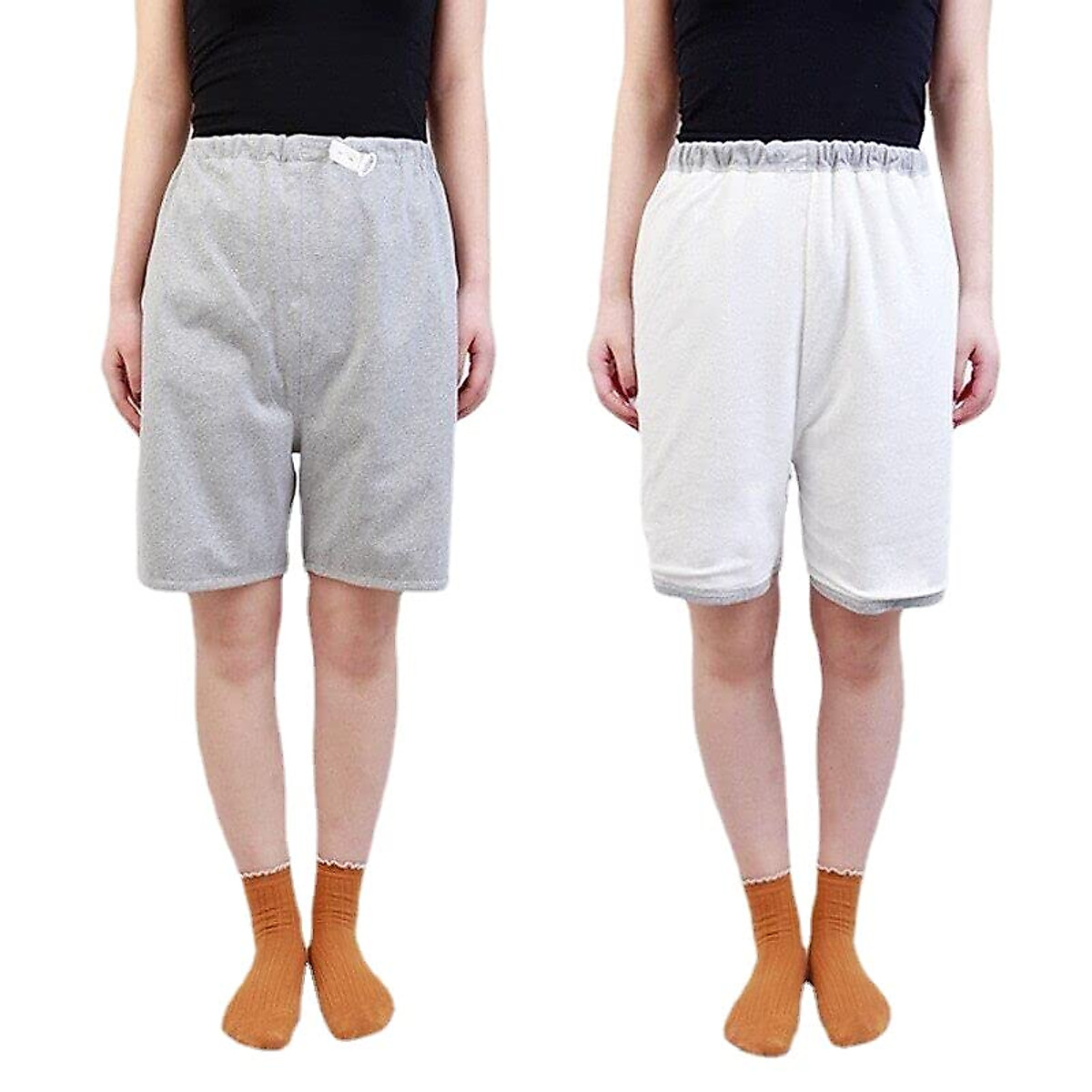 Adult Incontinence Underwear for Bedwetting, Three Layers Waterproof Pants for Men and Women, Breathable and Washable Urinary Leakage Protection Pants for Elderly (Shorts,XL)