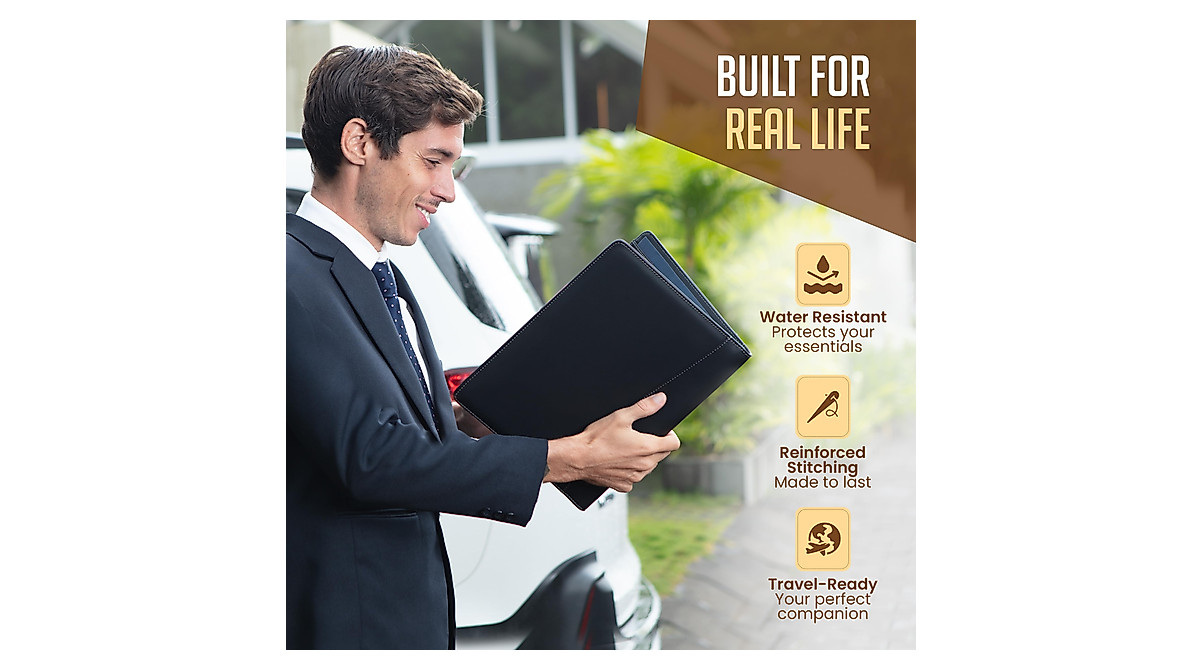 Stylio Padfolio Portfolio Folder - Elegant, Durable & Professional