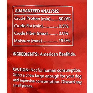 Pet Factory American Beefhide 5" Twist Sticks Dog Chew Treats - Natural Flavor, 1 lb