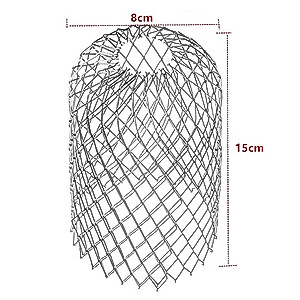 Gutter Downsport Guard Gutter Strainer, Expandable Downspout Guard, Mesh Leaf Guards for Prevent Blockage Leaves Debris Leaves Roof, S