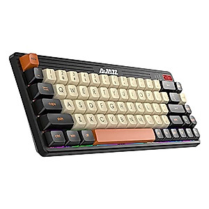 EPOMAKER K690T 65% Hotswappable 2.4Ghz Wireless/Bluetooth 5.0/Wired Mechanical Gaming Keyboard, RGB NKRO with Doubleshot PBT Keycaps, 2000mAh Battery for Win/Mac (Kailh Red Switch, K690T)
