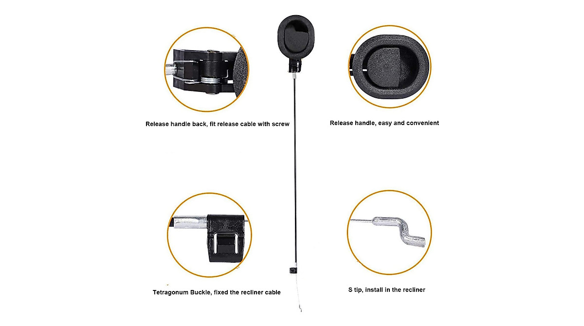 CUGLB Universal Recliner Release Handle - Easy Replacement