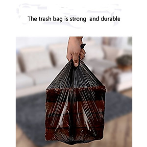 Black Trash Bag,Gereen 2 Gallon Black Trash bag Garbage Bag Trash Can Liner (2 Gallon (150 Count), Black)