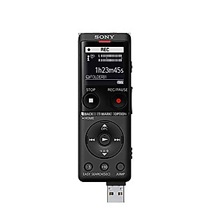 Sony ICD-UX570 Digital Voice Recorder, ICDUX570BLK