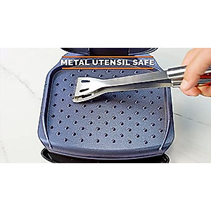 Granitestone Electric Grill Non-Stick Spike Express Electric Grill with Titanium Diamond Coating-Grills Food Grills 30% Faster-As Seen On TV