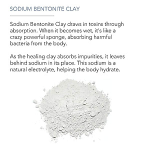 Pure Body Naturals Bentonite Clay Powder for DIY Detox Body & Face Mask, Pure Indian Healing Clay for Deep Pore Cleansing and Armpit Detox for Women, (8.0 oz)