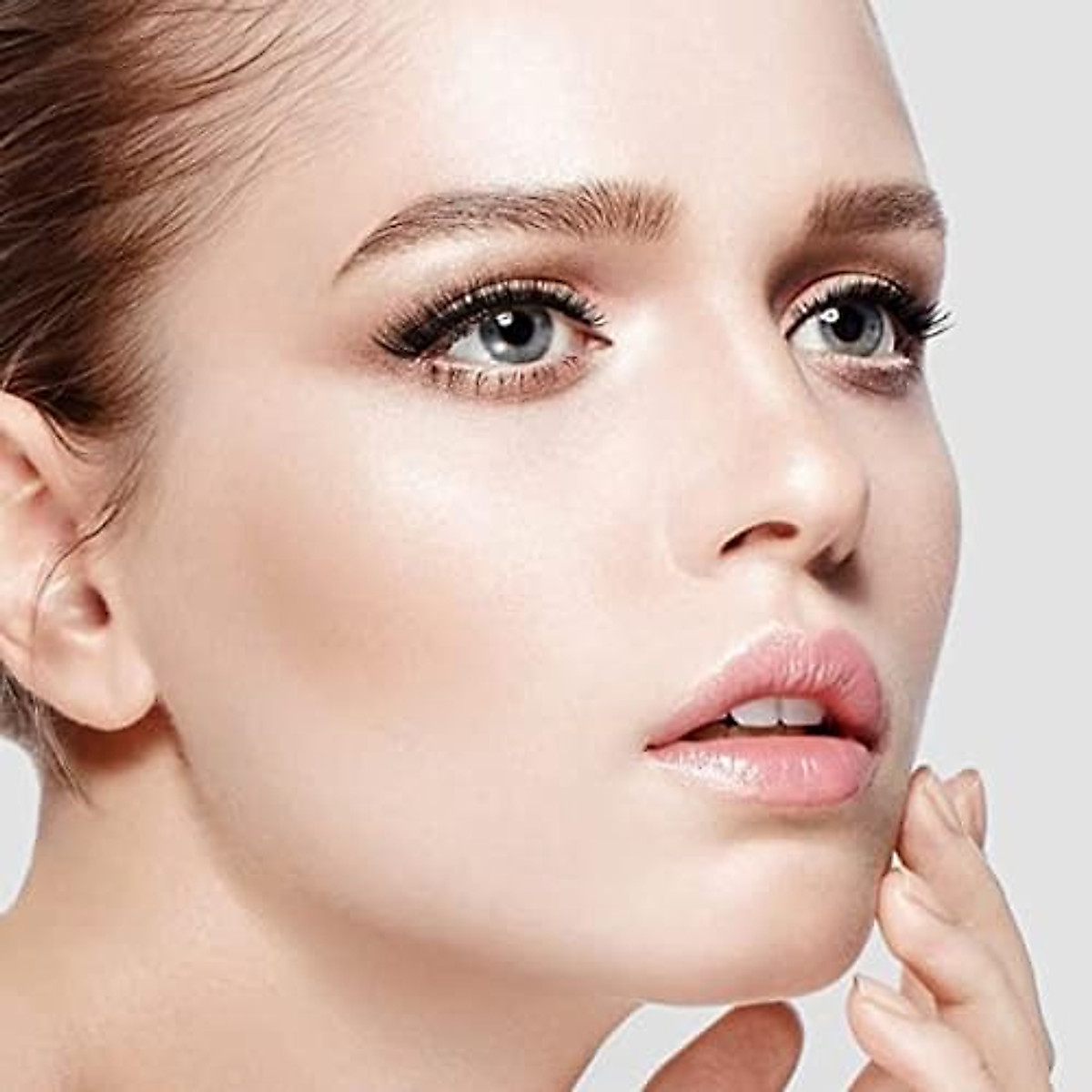 KISS Looks So Natural, False Eyelashes, Shy', 12 mm, Includes 5 Pairs Of Lashes, Contact Lens Friendly, Easy to Apply, Reusable Strip Lashes, Glue On