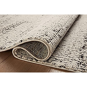 Loloi II Darby Collection DAR-02 Oatmeal/Charcoal 7'-10" x 10' Area Rug
